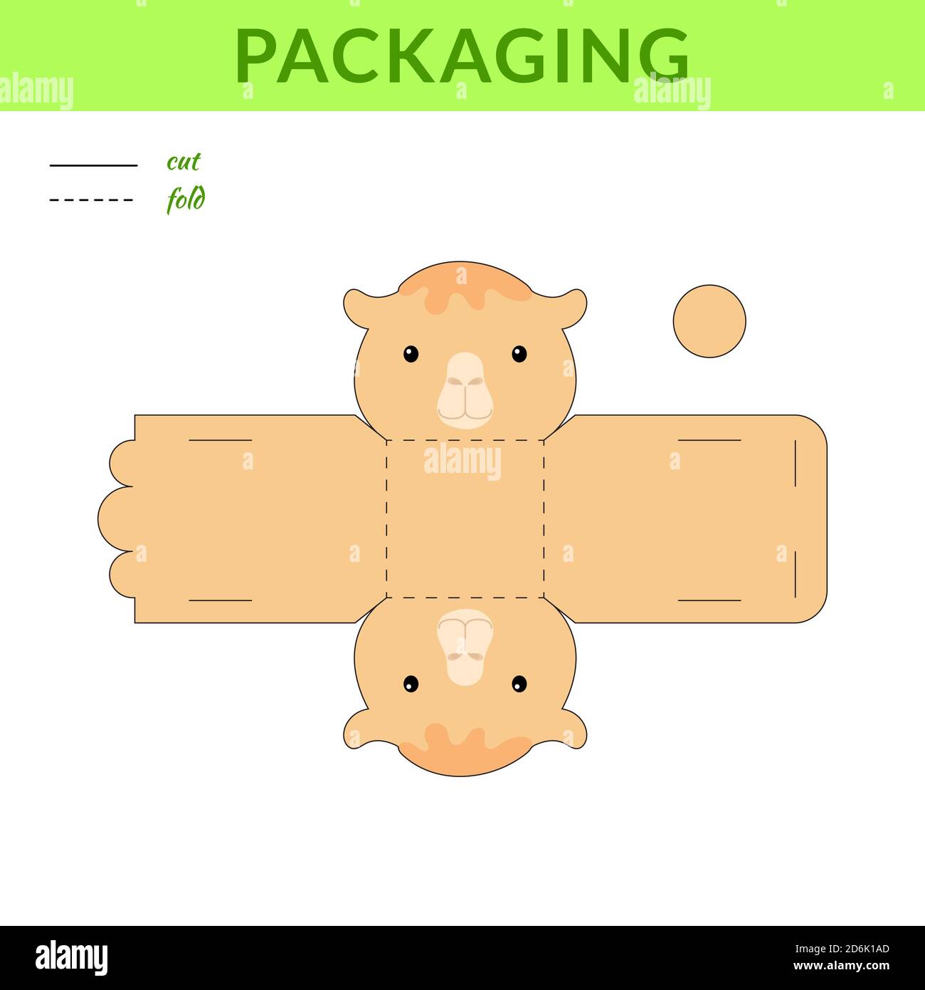 DIY party favor camel box for birthdays, baby showers for sweets ...