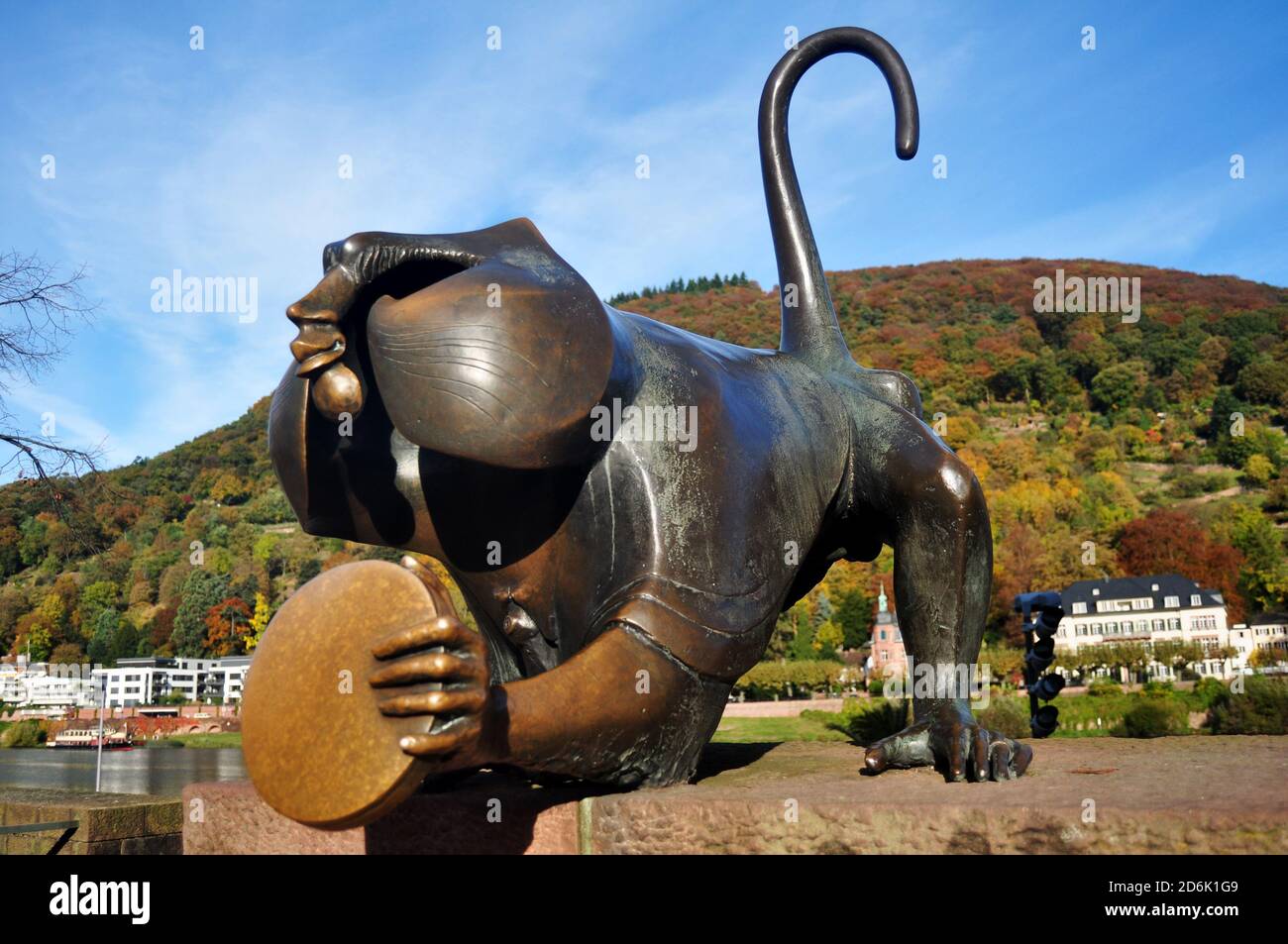 Bridge monkey heidelberg hi-res stock photography and images - Alamy