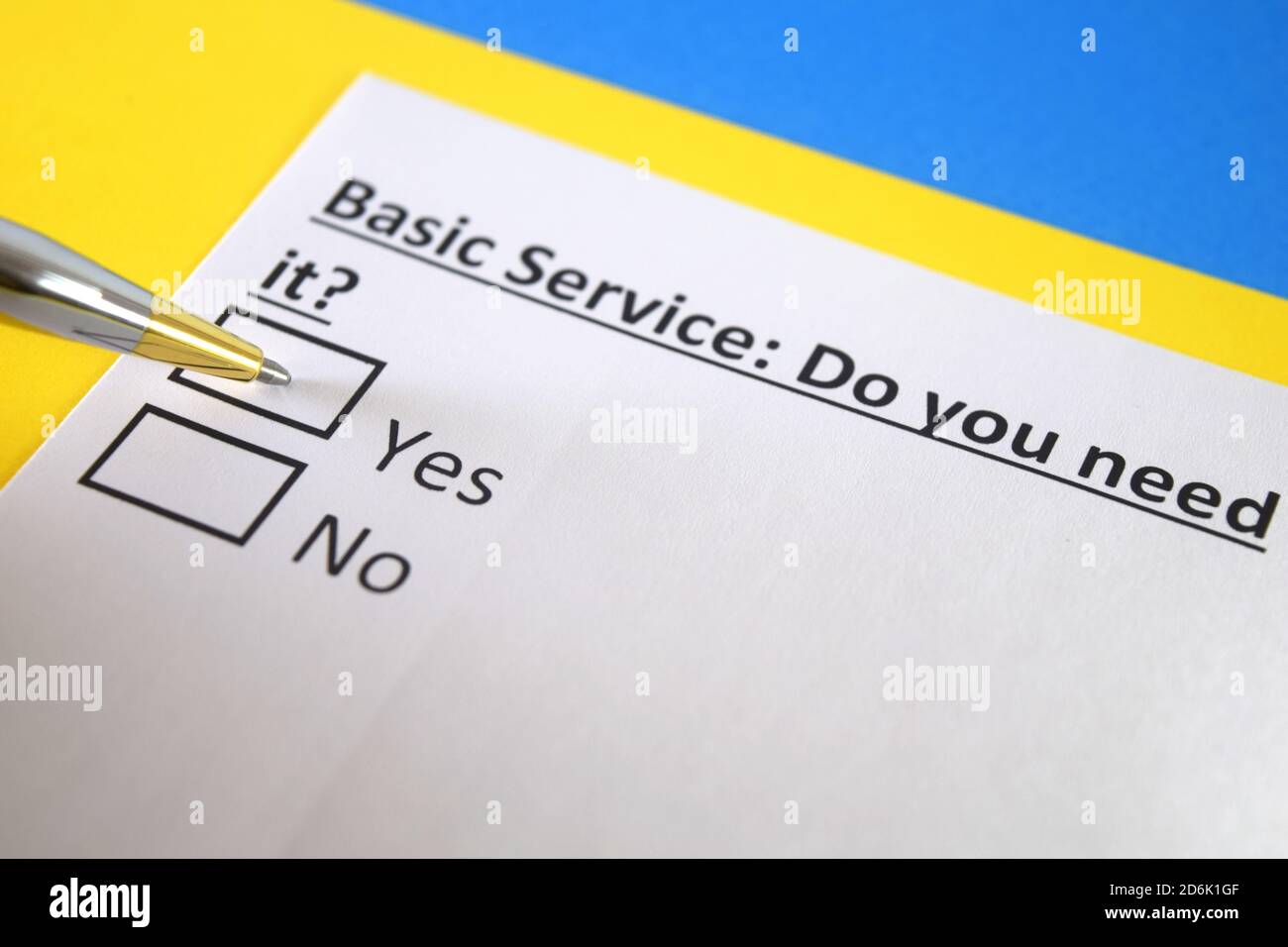 Basic service hi-res stock photography and images - Alamy