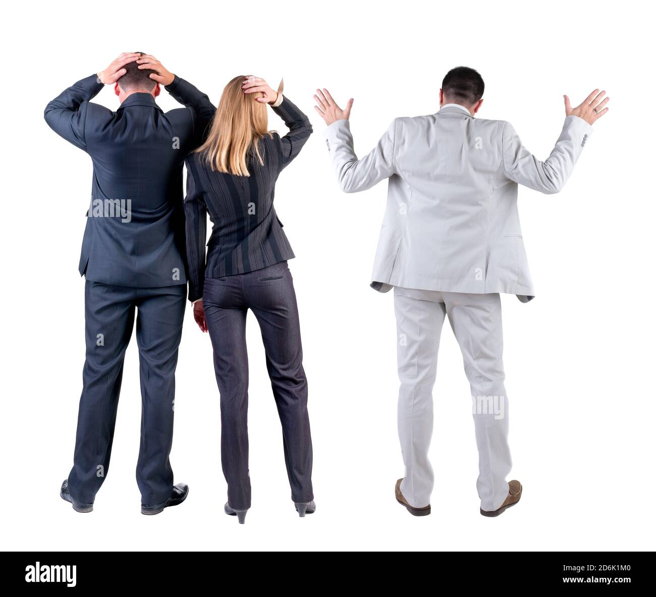 Office over view group Cut Out Stock Images & Pictures - Alamy