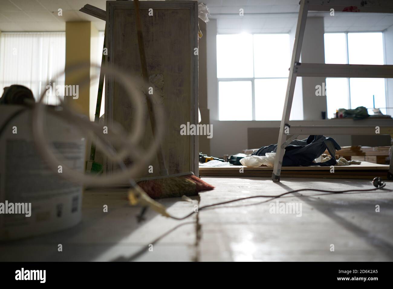 construction tools repair industrial work space improvement Stock Photo ...