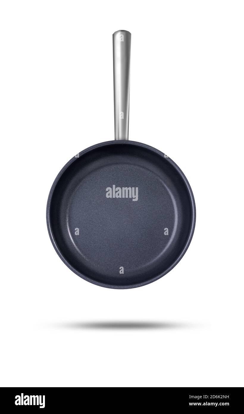 Frying pan, isolated on white background Stock Photo - Alamy