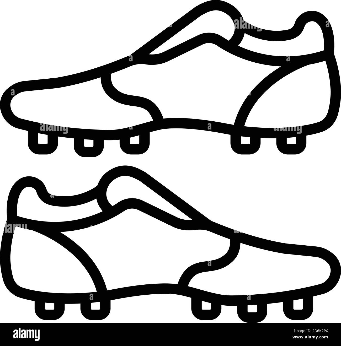 Rugby boots icon, outline style Stock Vector Image & Art - Alamy