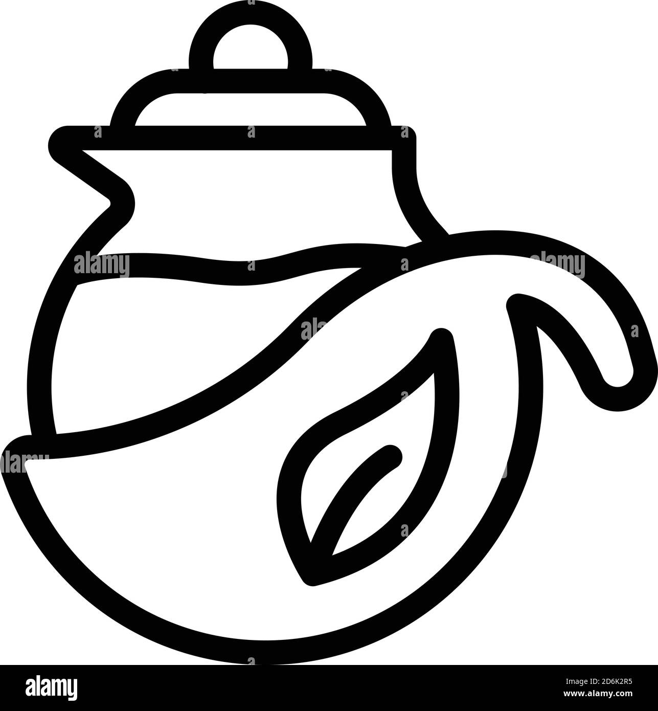 Tea pot icon, outline style Stock Vector Image & Art - Alamy