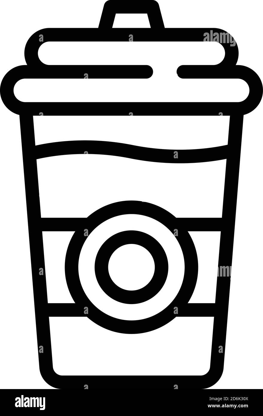 Street tea plastic cup icon, outline style Stock Vector Image & Art - Alamy