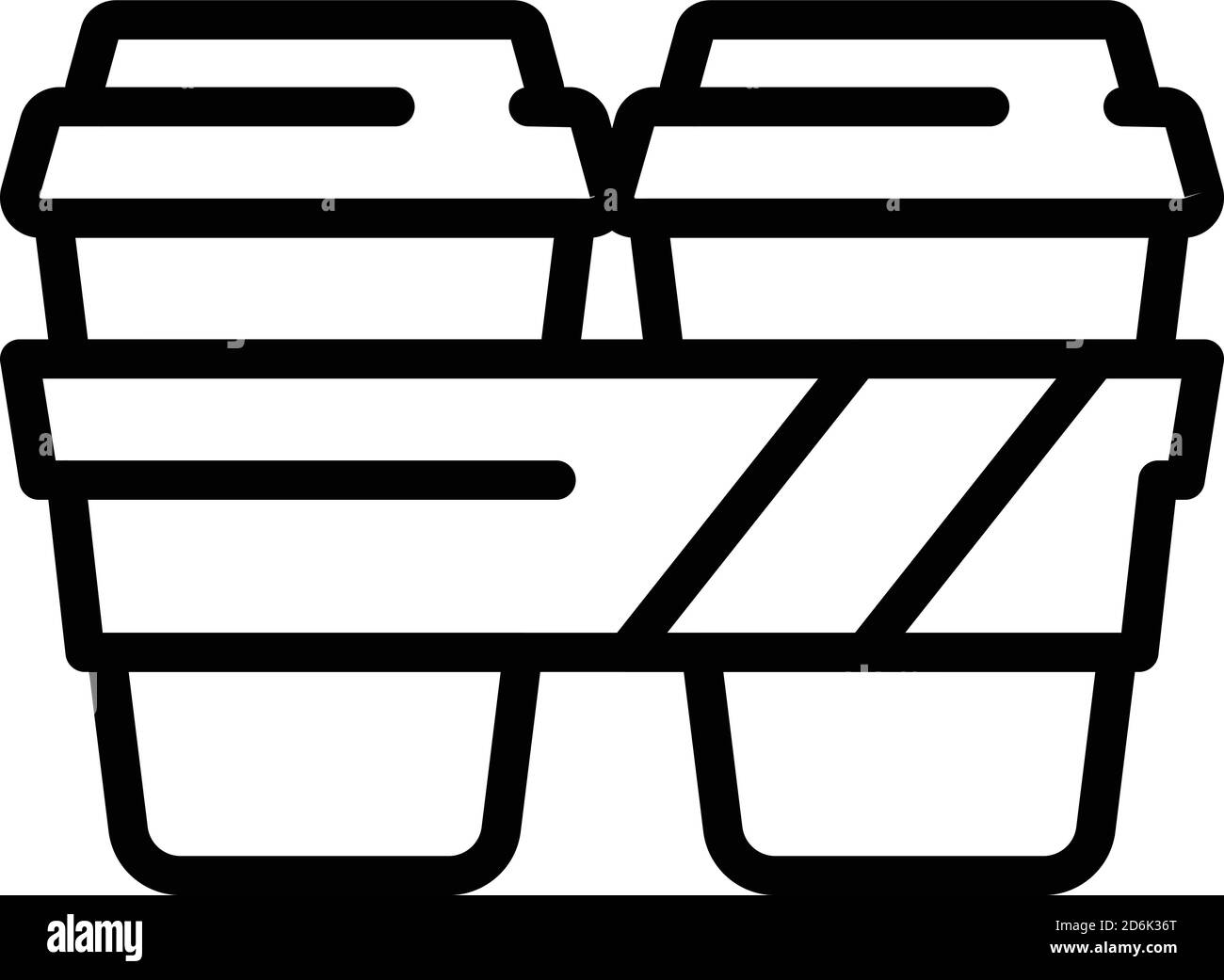 Coffee to go icon, outline style Stock Vector Image & Art - Alamy