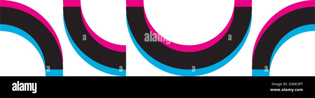 Identity design about blur text concept. simple element illustration ...