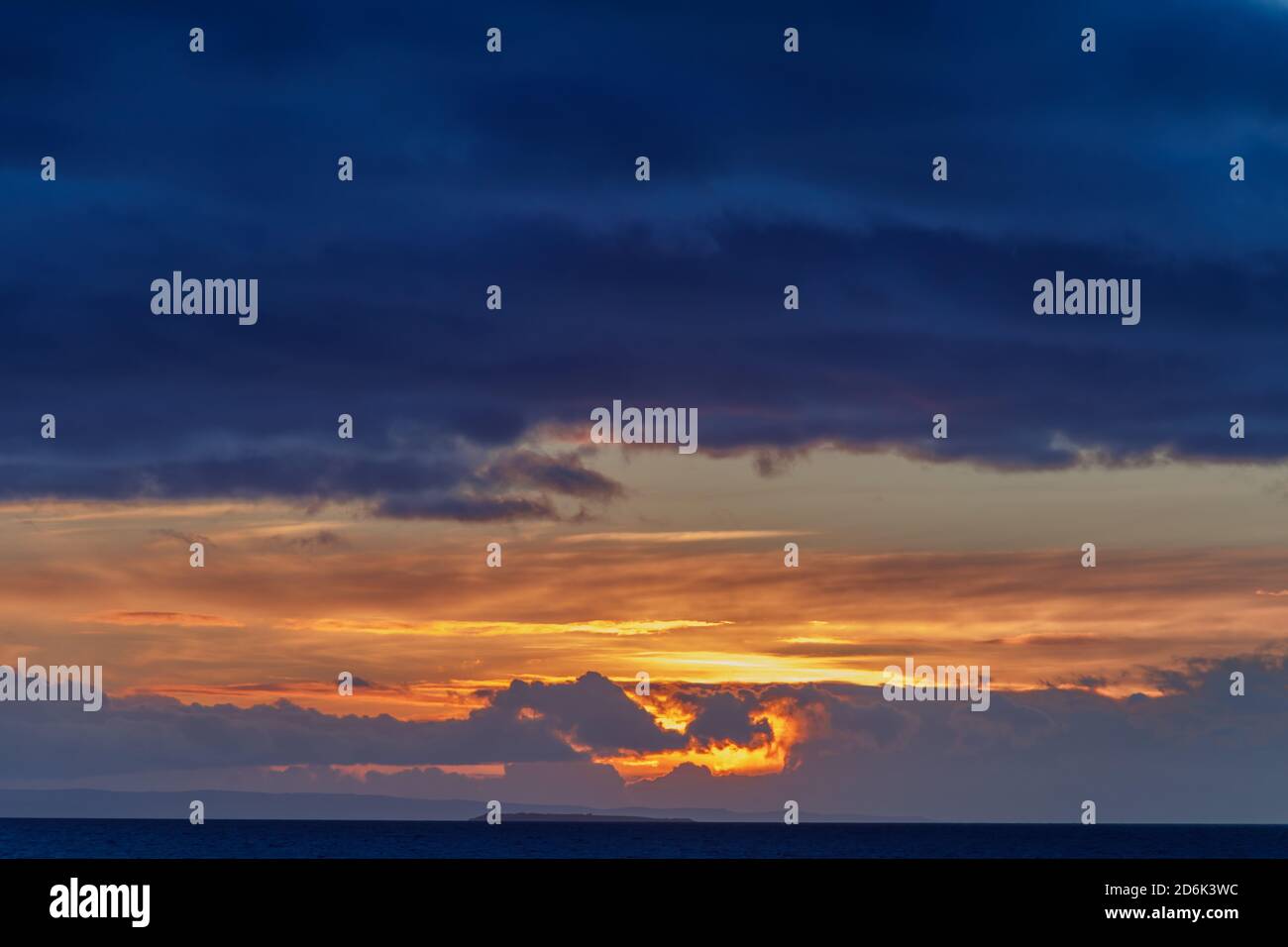 The disappeared behind some cloud cover Stock Photo - Alamy