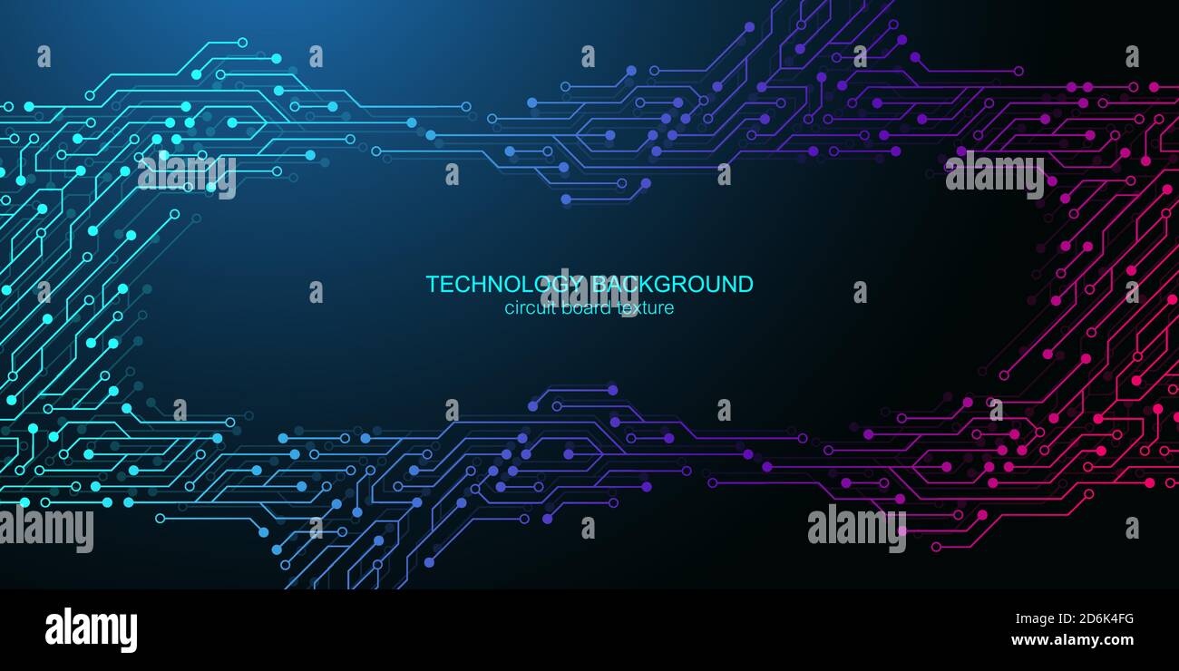 Computer motherboard vector background with circuit board electronic ...
