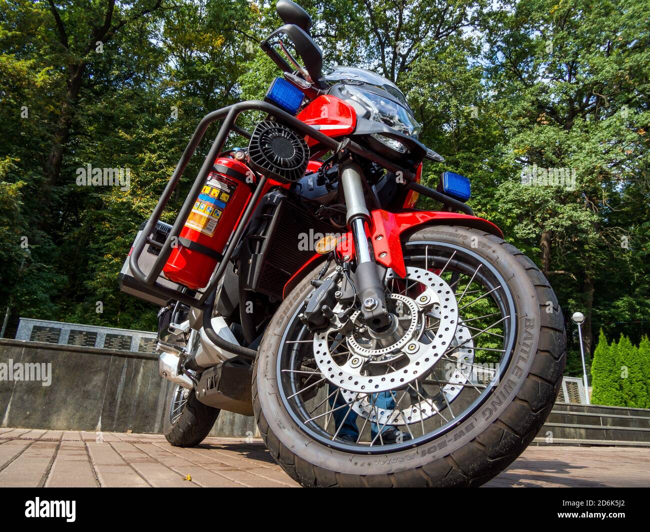 Fire department motorcycle hi-res stock photography and images - Alamy