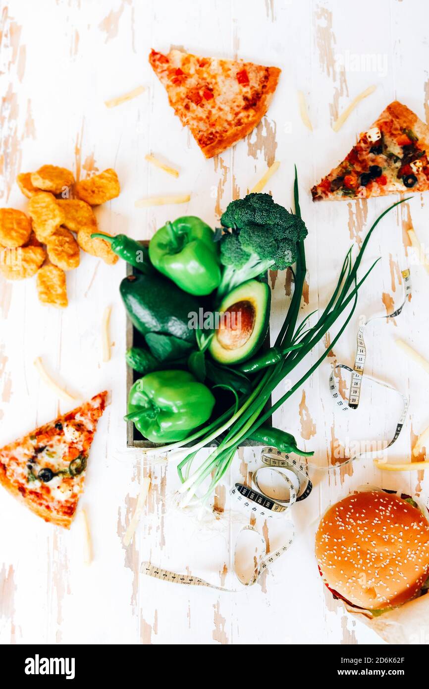 Various fast food hi-res stock photography and images - Alamy