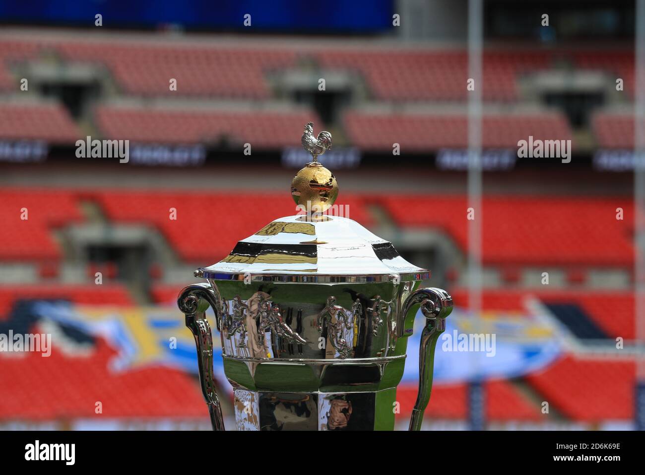 The Rugby League World Cup on display at Wembley Stock Photo - Alamy