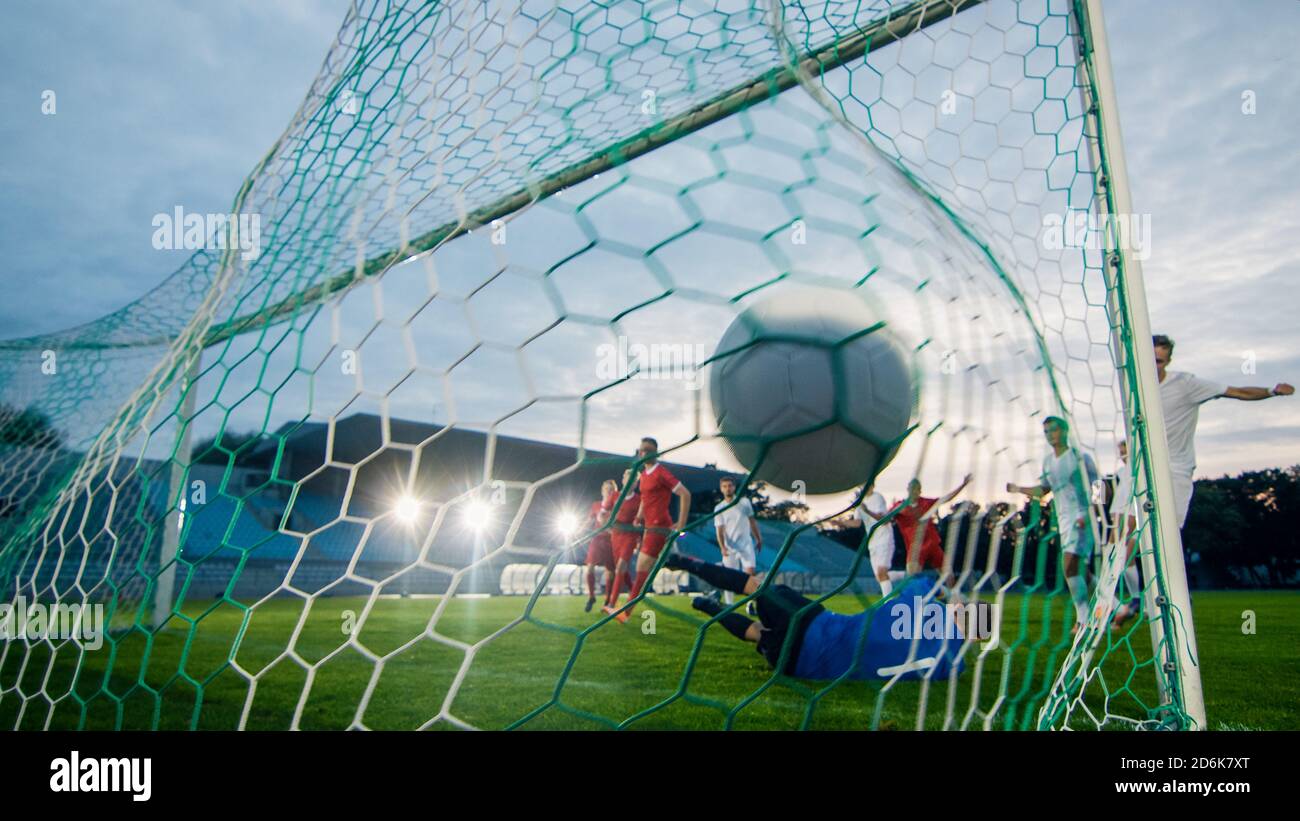 Goalkeeper ball net hi-res stock photography and images - Alamy