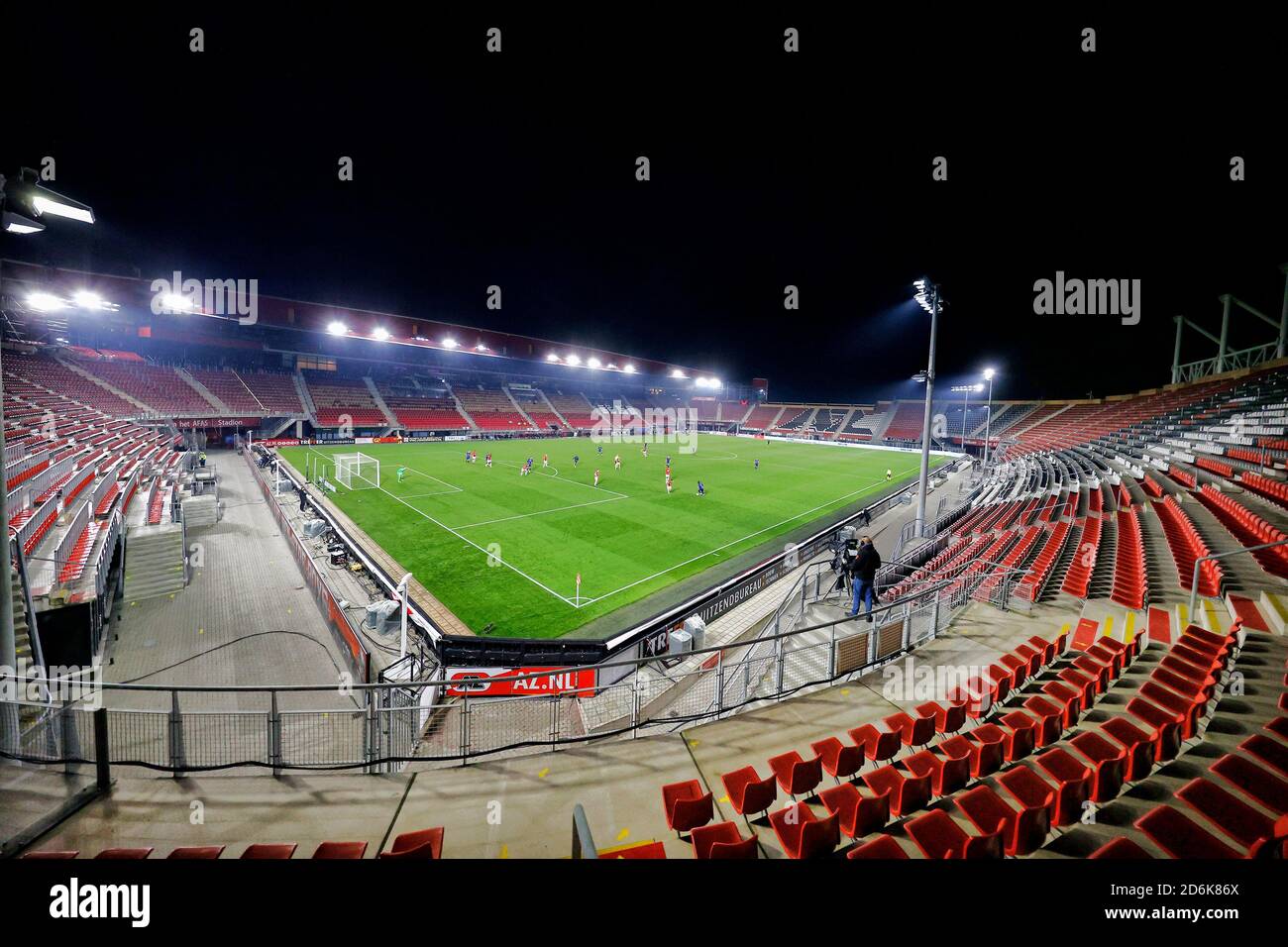 ALKMAAR, 17-10-2020 , AFAS Stadium Dutch Eredivisie Football season ...