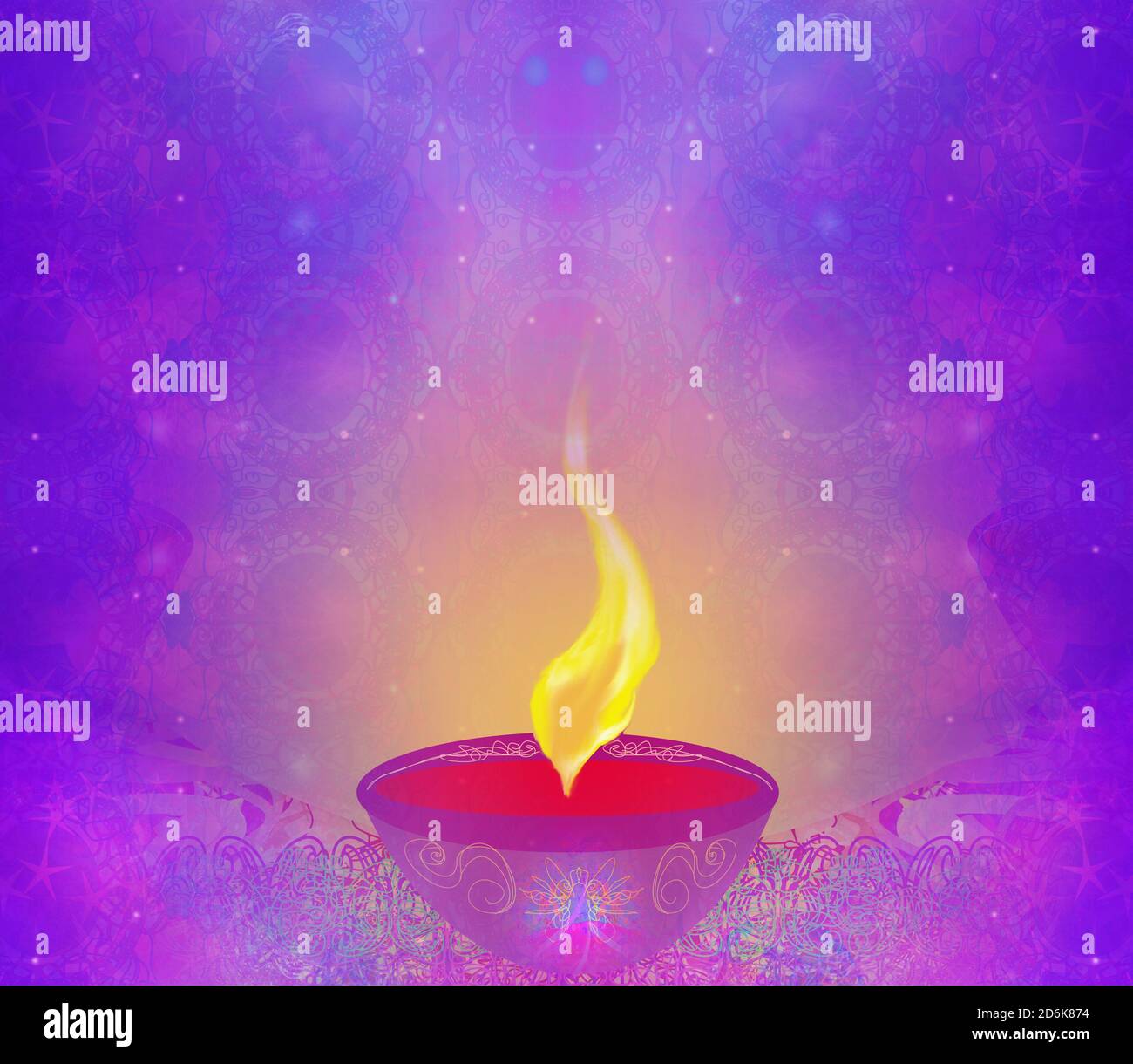 abstract diwali celebration card Stock Photo - Alamy