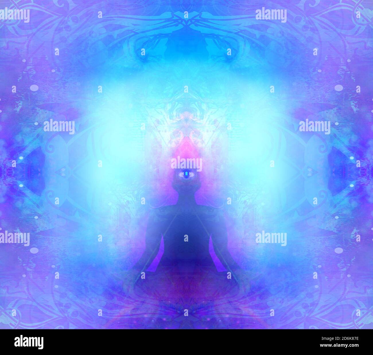 Man third eye psychic supernatural senses hi-res stock photography and ...