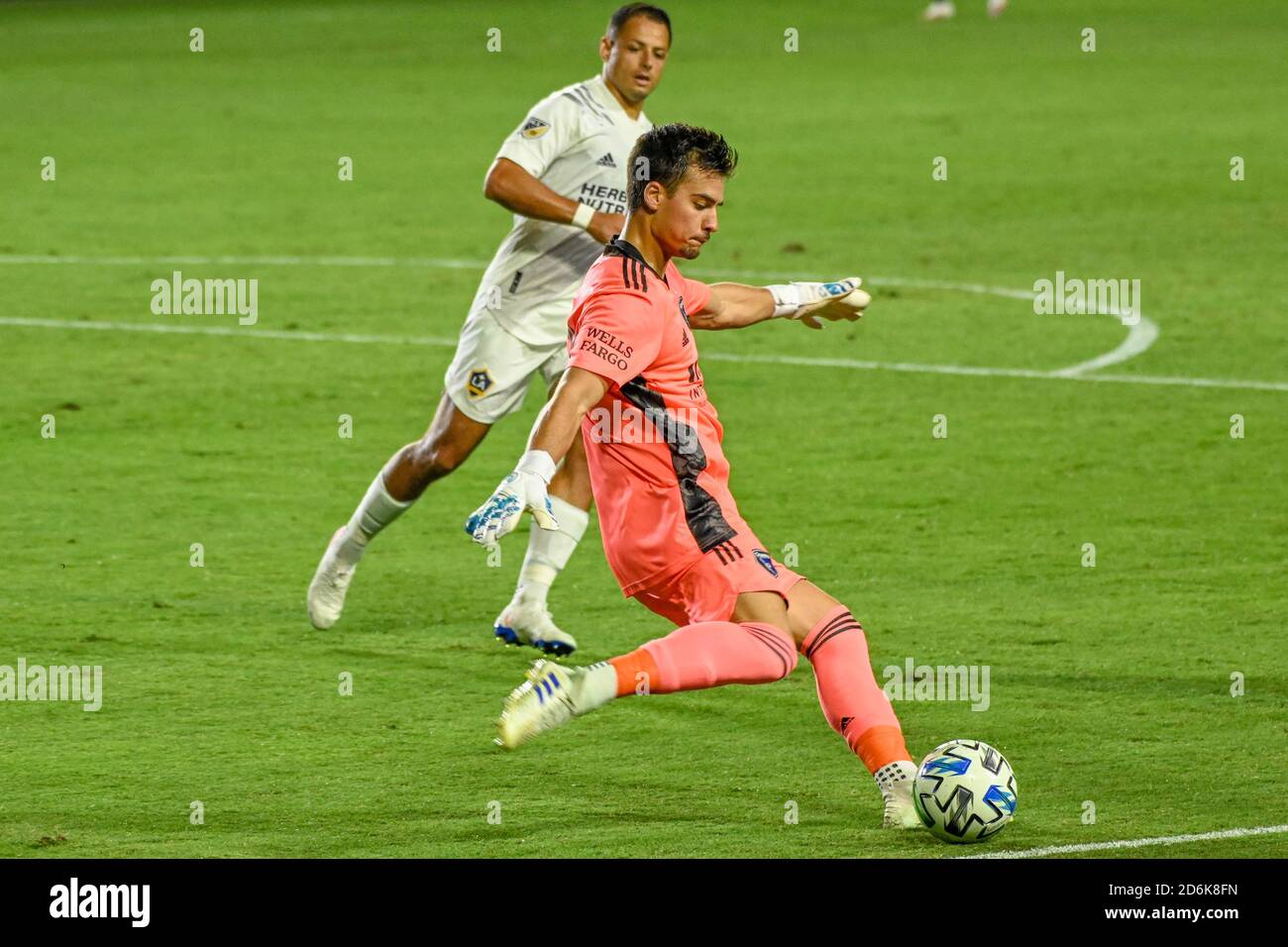 San Jose Earthquakes goalkeeper JT Marcinkowski (18) during a MLS ...