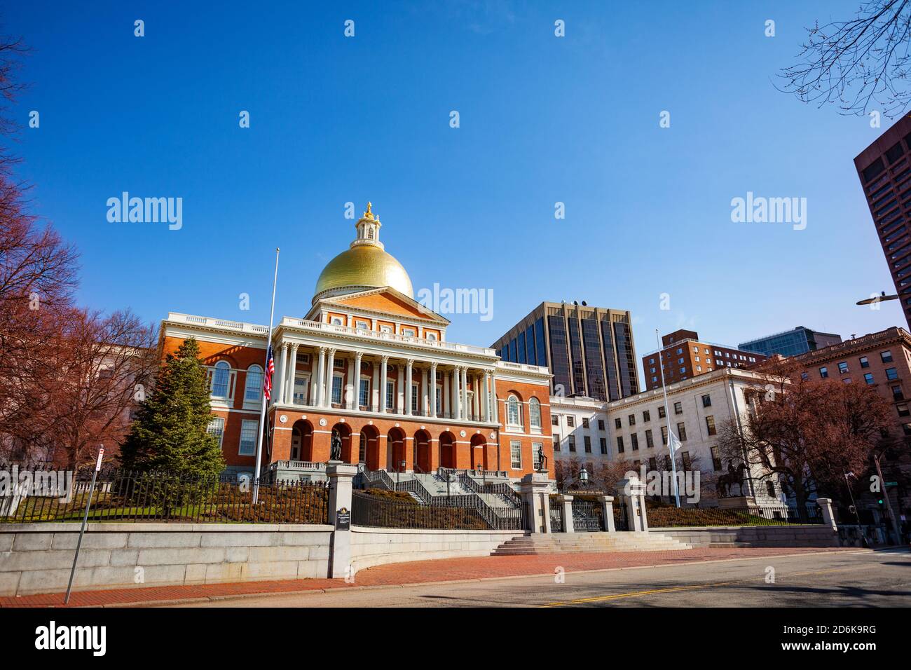 Sacred Cod near Boston Common public park in downtown, Massachusetts ...
