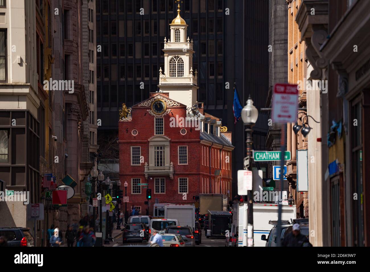 Old State House in Boston downtown the original seat of colonial ...