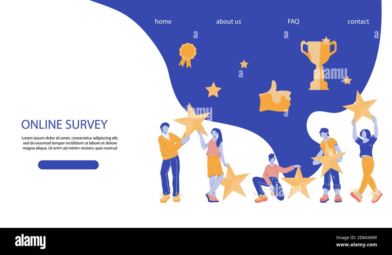 Best company and market leadership for website, flat vector ...