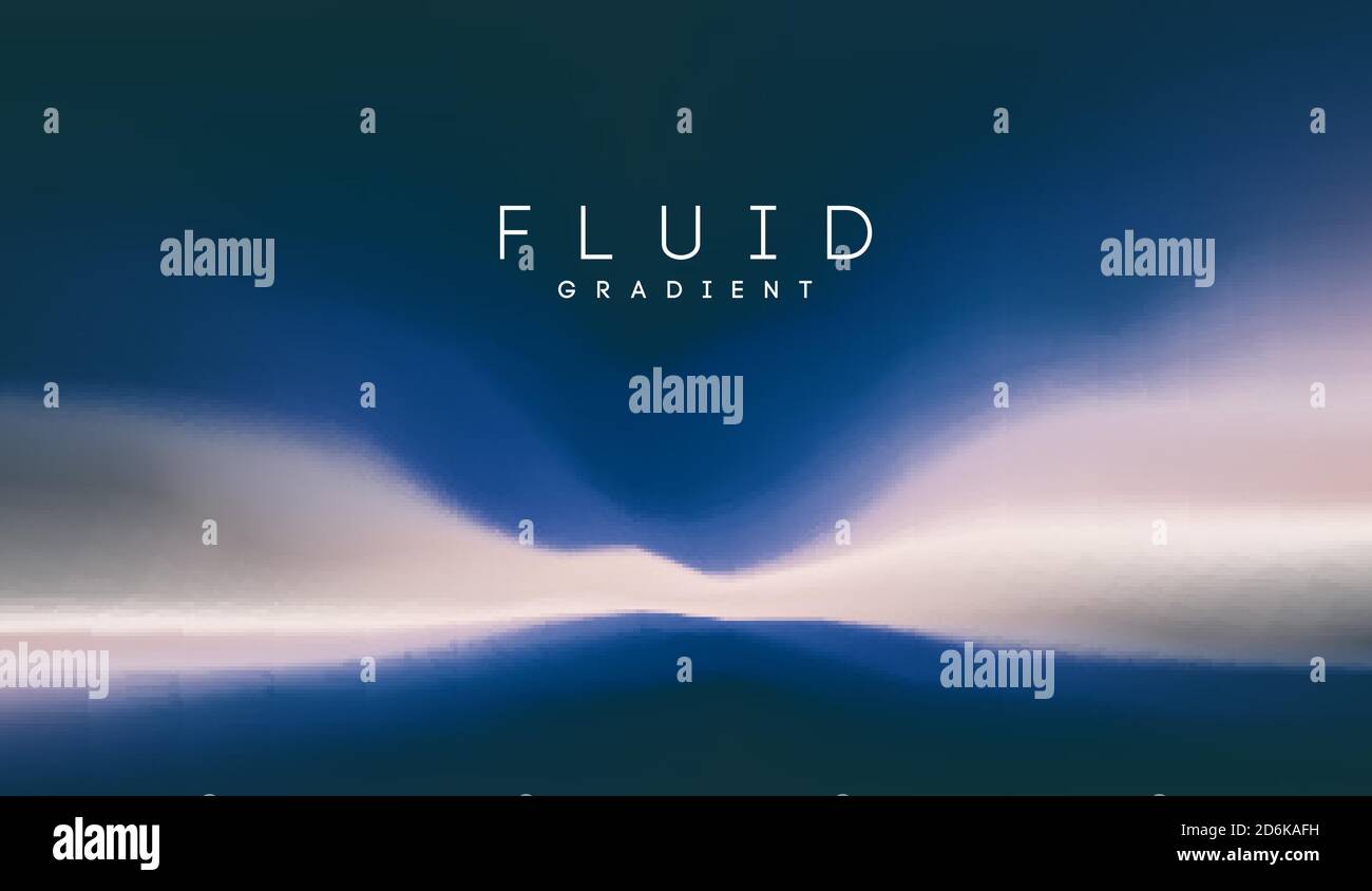 Blue gradient fluid background. Fluid colors 3d graphic gradient ...