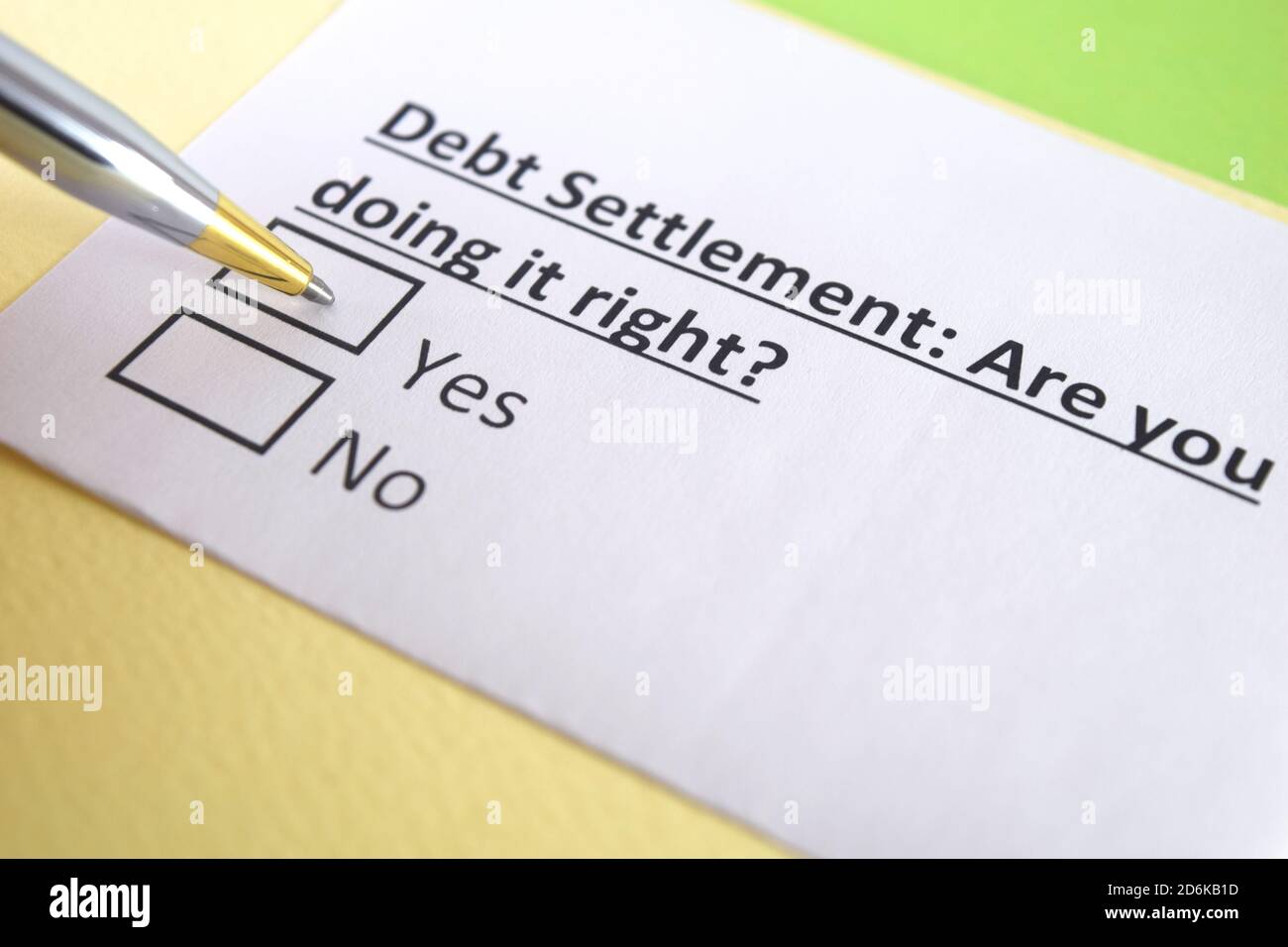 Debt settlement hi-res stock photography and images - Alamy