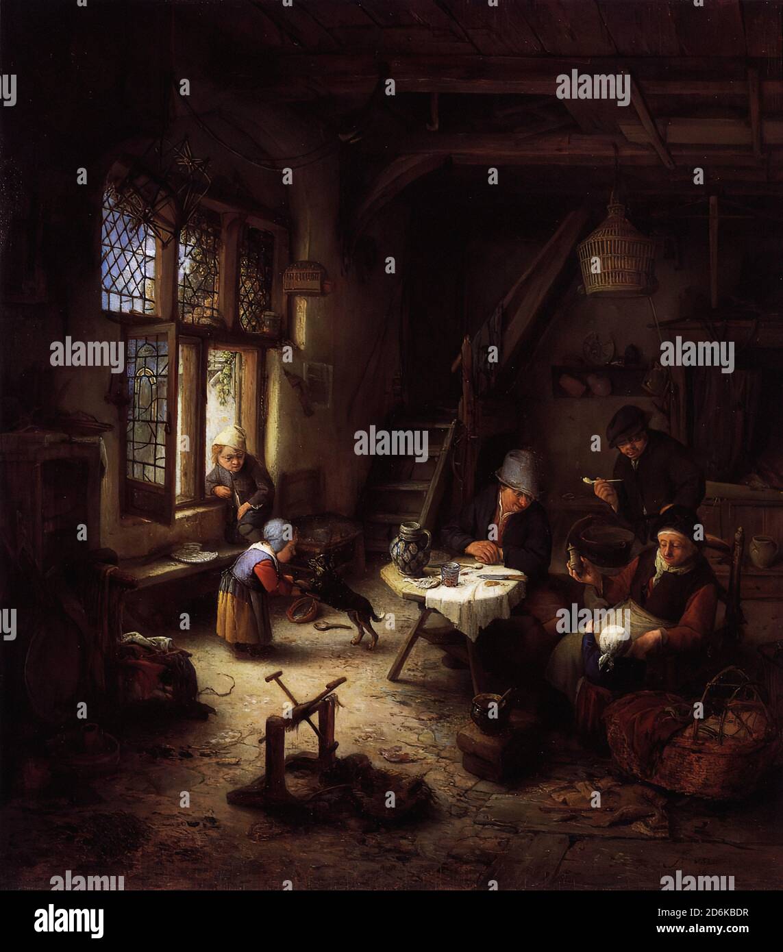 Peasant Family In An Interior High Resolution Stock Photography and ...