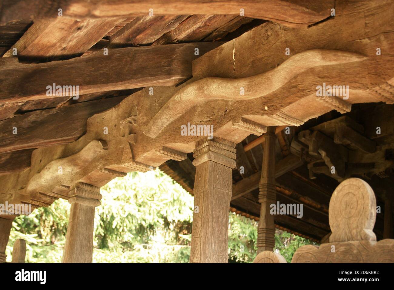 The 18th century Christian Orthodox church in Leleasca, Olt County ...