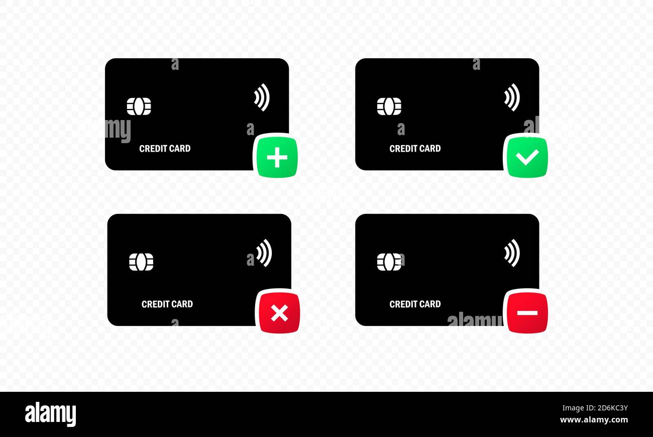 Financial icons contactless payment Cut Out Stock Images & Pictures - Alamy