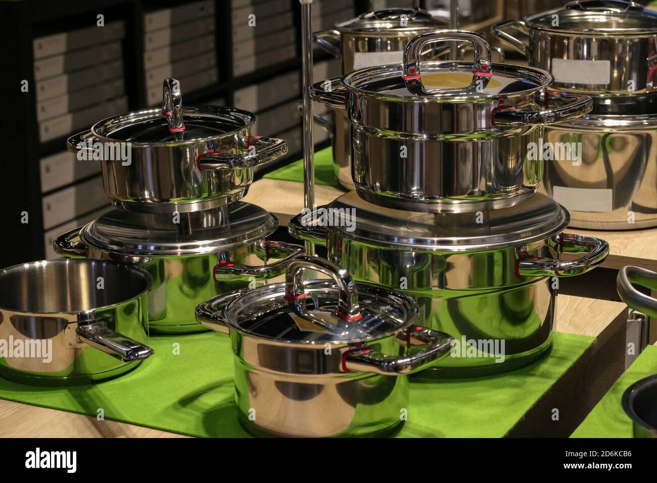 Closeup shot cooking pots hi-res stock photography and images - Alamy