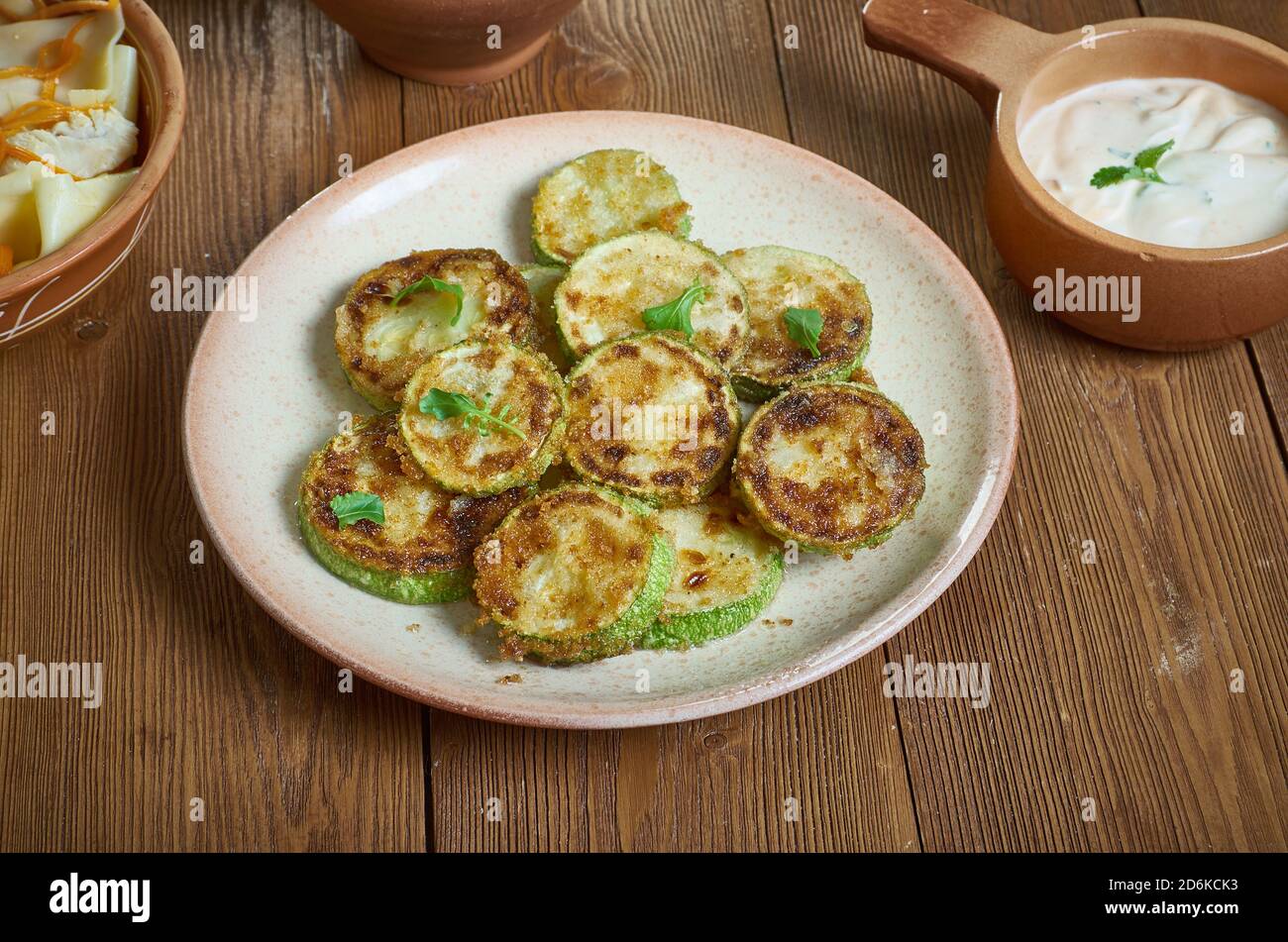 Kolokithakia tiganita hi-res stock photography and images - Alamy