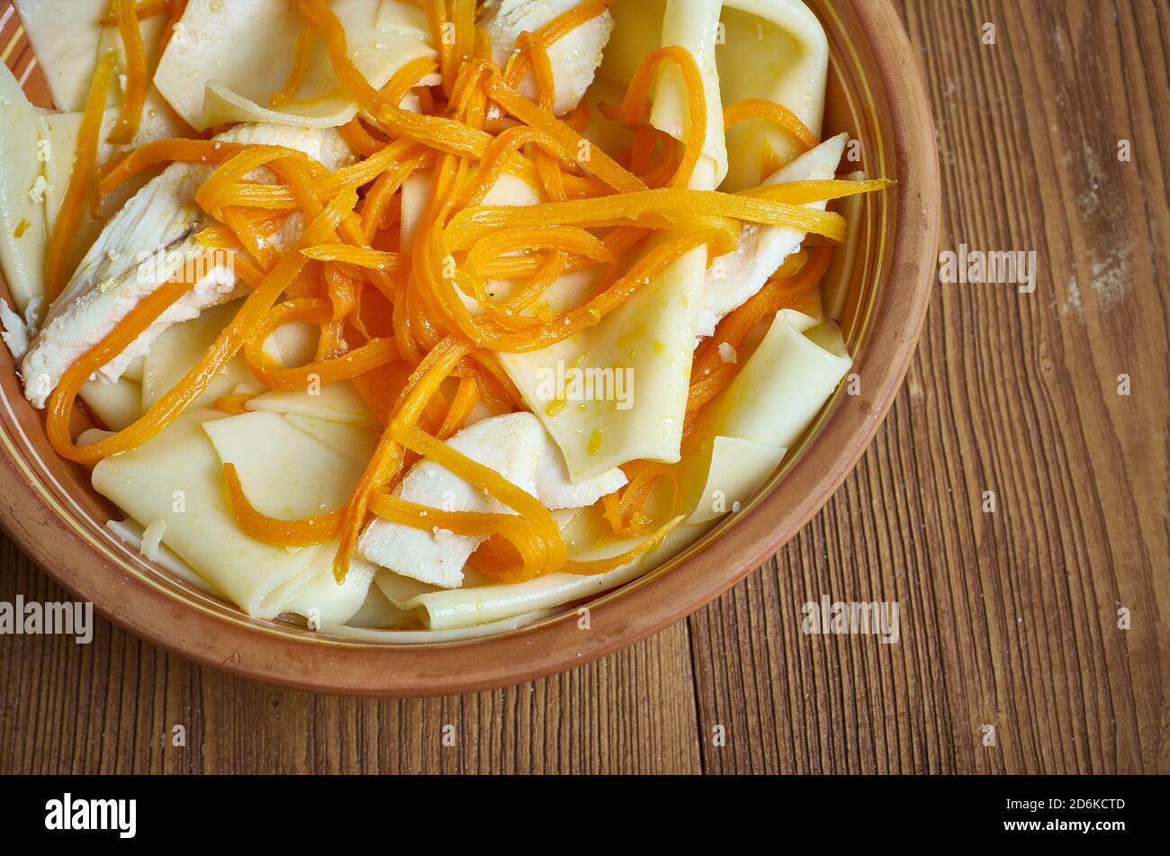 Kulchetaj - Kyrgyz noodles with meat and vegetables. Analogue of ...