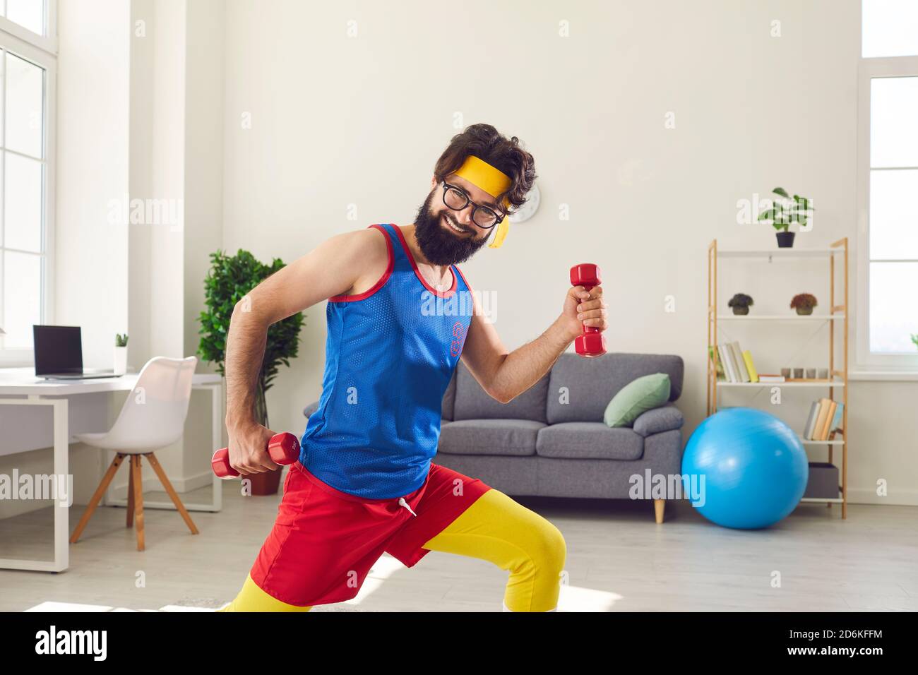 Superman exercise hi-res stock photography and images - Alamy