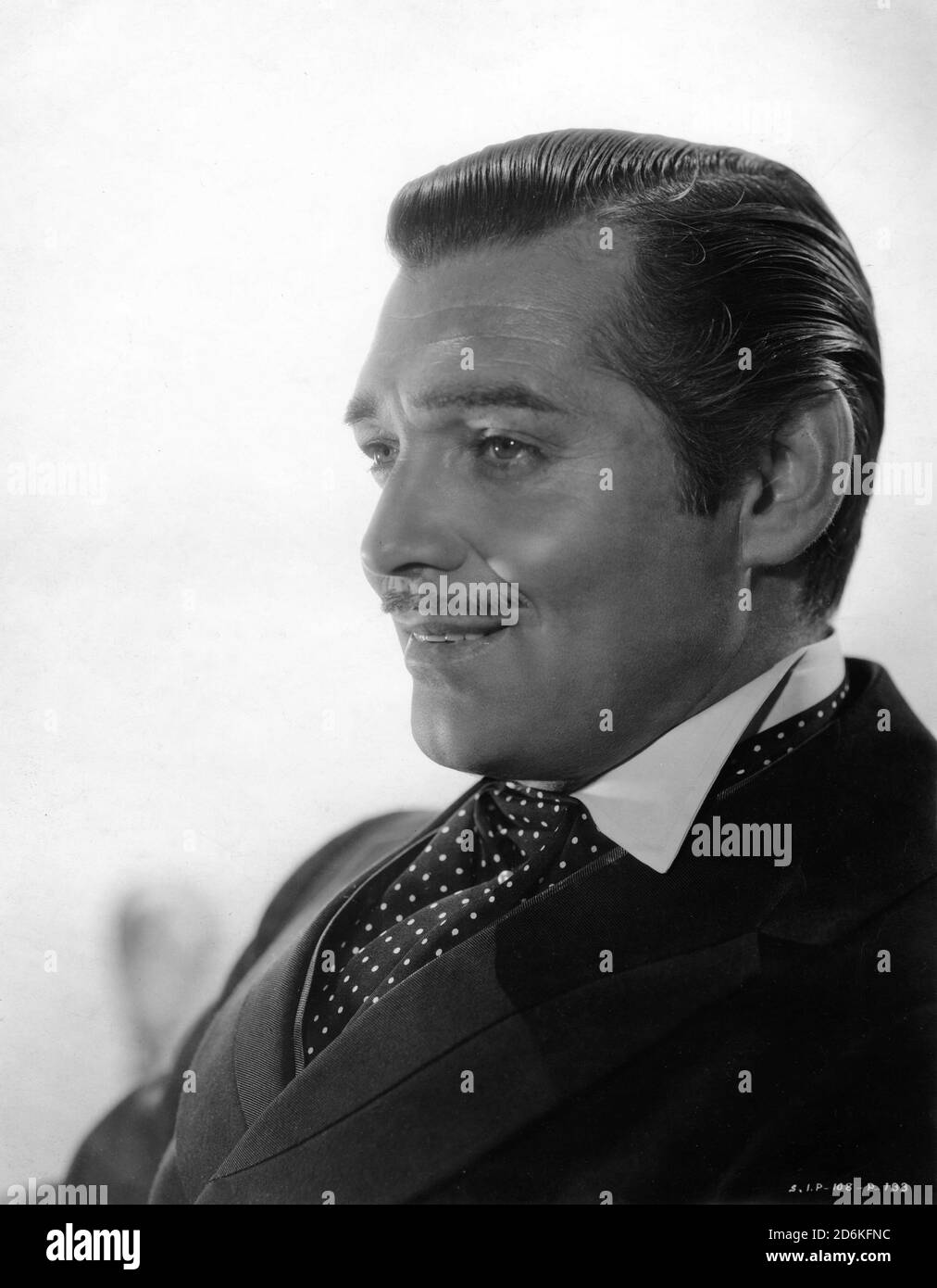 CLARK GABLE publicity portrait as Rhett Butler for GONE WITH THE WIND ...