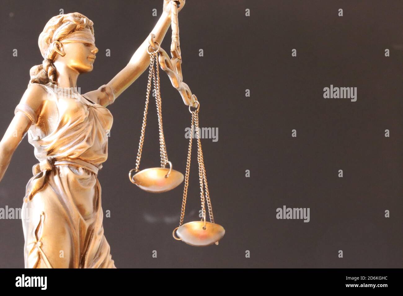 Close-up of a Justitia as a symbol for law, justice etc Stock Photo - Alamy