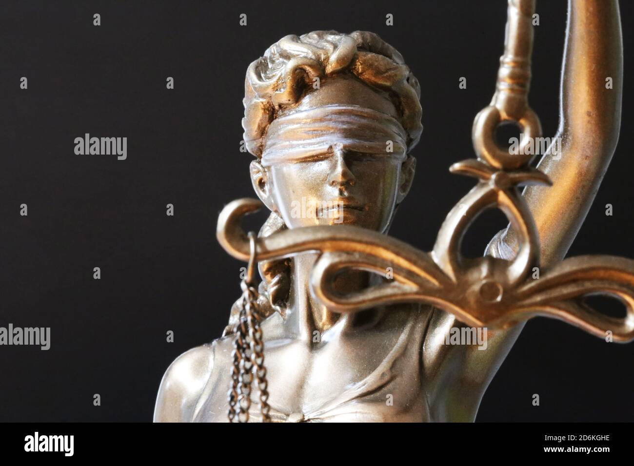 Close-up of a Justitia as a symbol for law, justice etc Stock Photo - Alamy