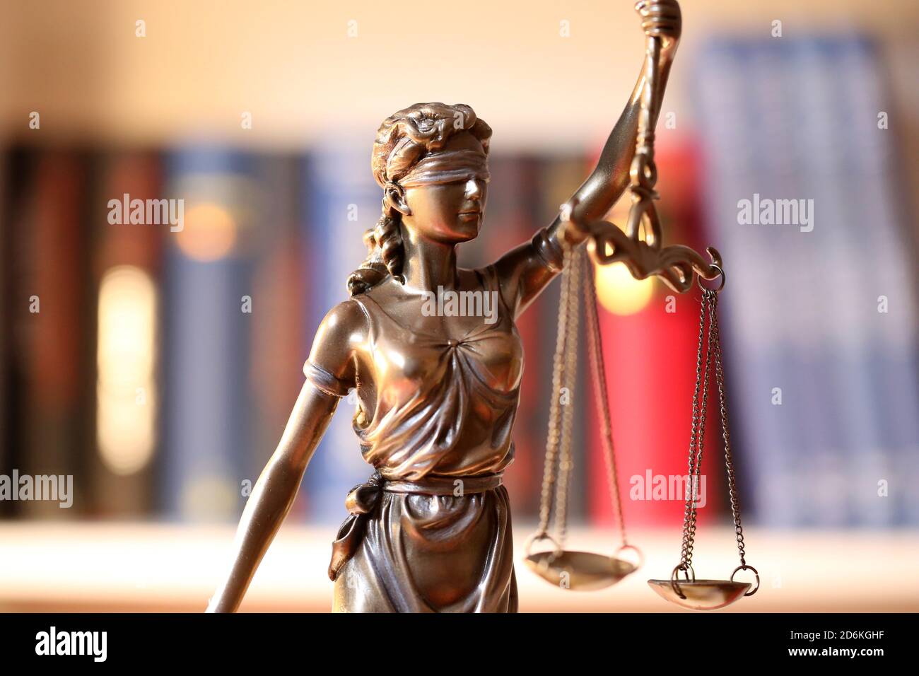 Close-up of a Justitia as a symbol for law, justice etc Stock Photo - Alamy