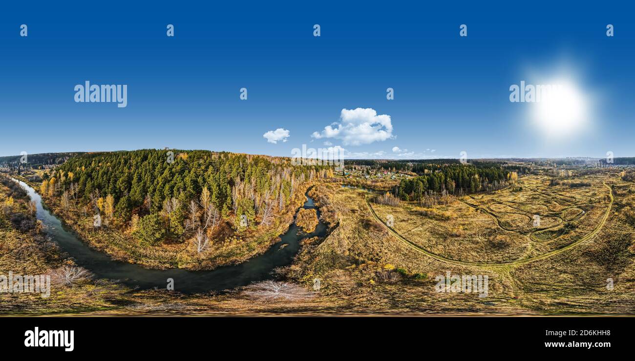 Aerial 360 pano hi-res stock photography and images - Alamy