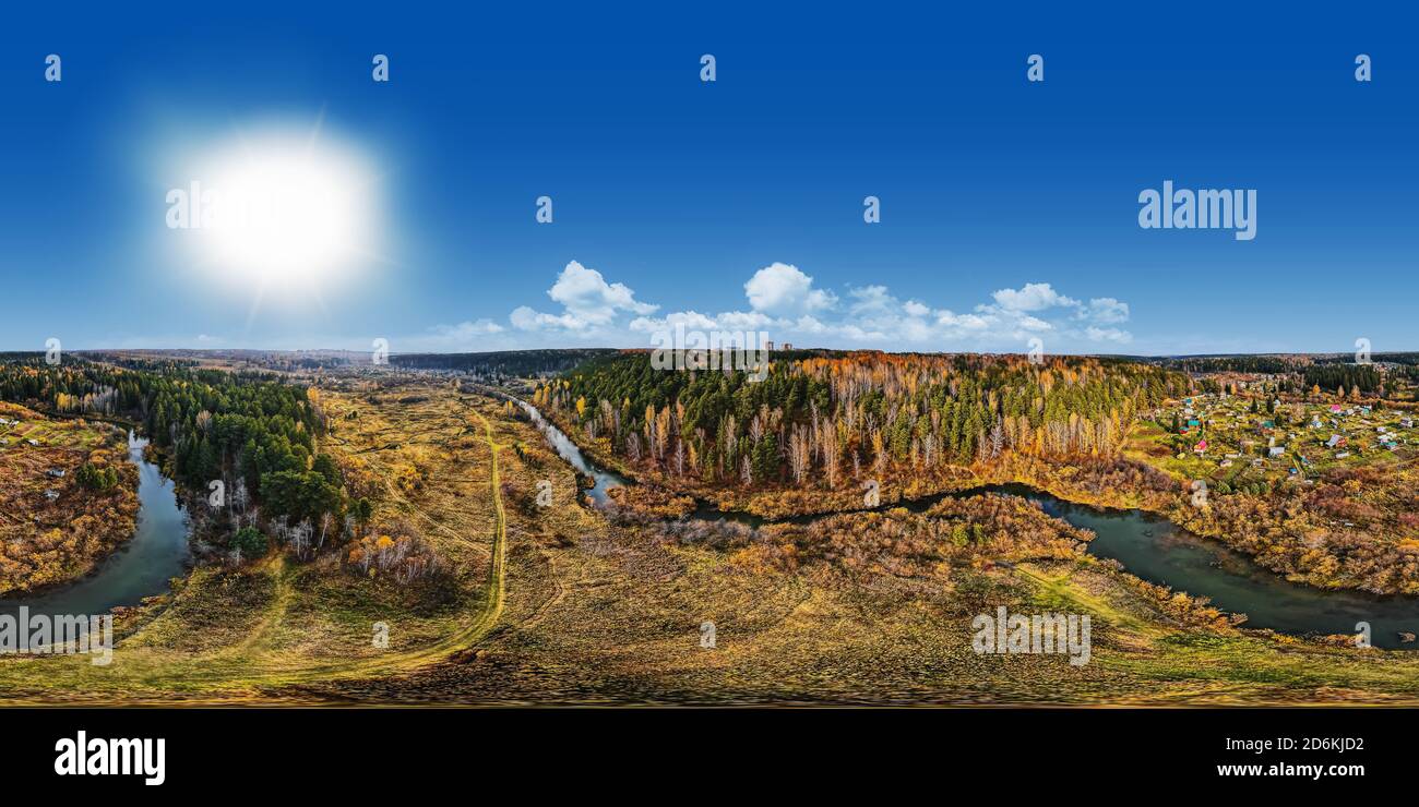 Aerial 360 pano hi-res stock photography and images - Alamy
