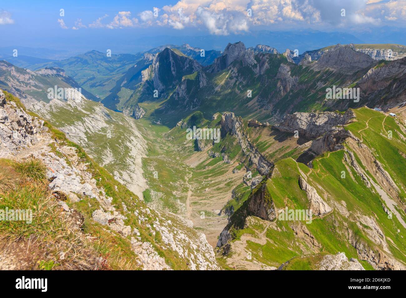 Mountains in Appenzeller Alps, Swiss Alps Stock Photo - Alamy