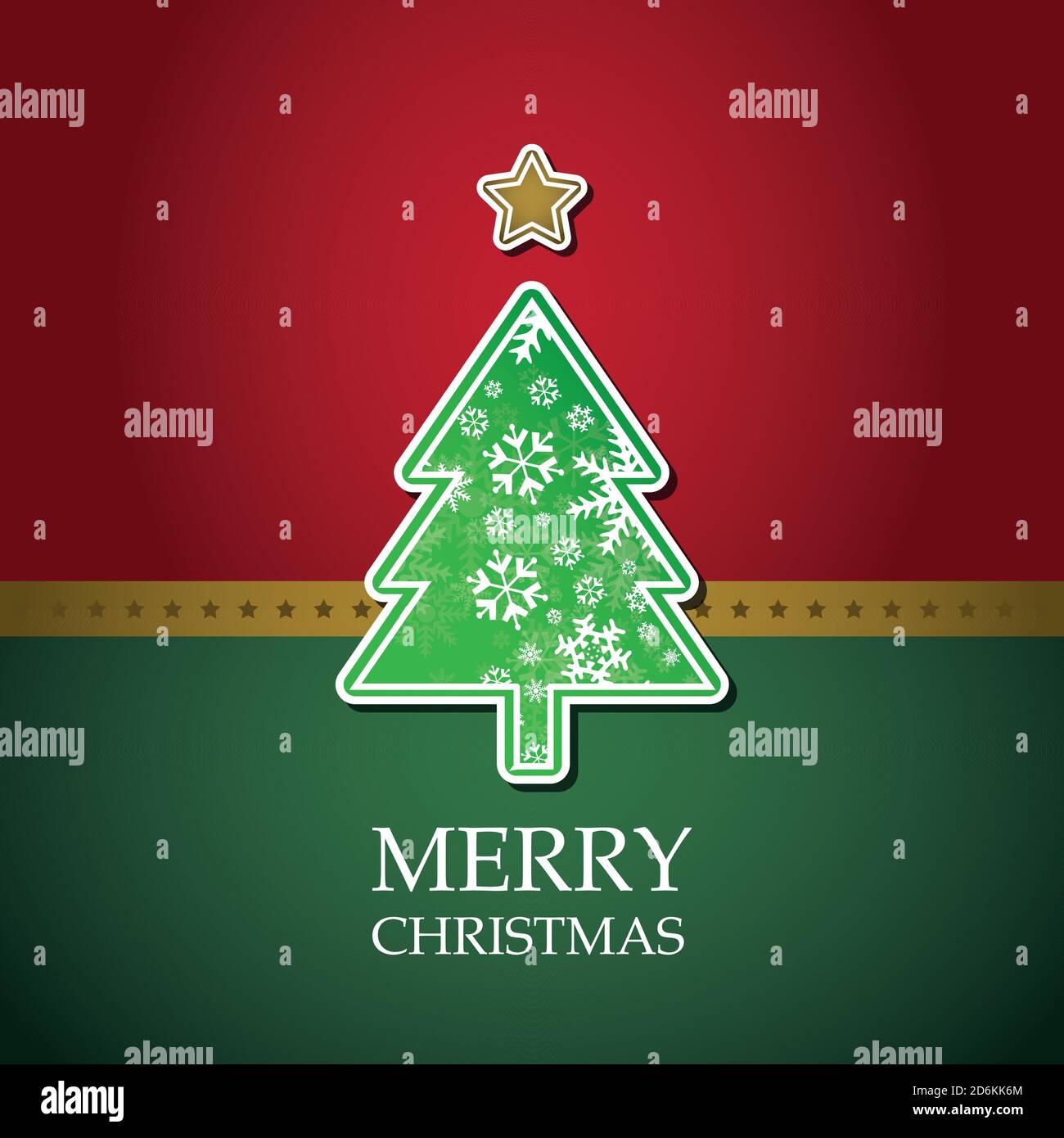 Christmas card template vector Stock Vector Image & Art - Alamy