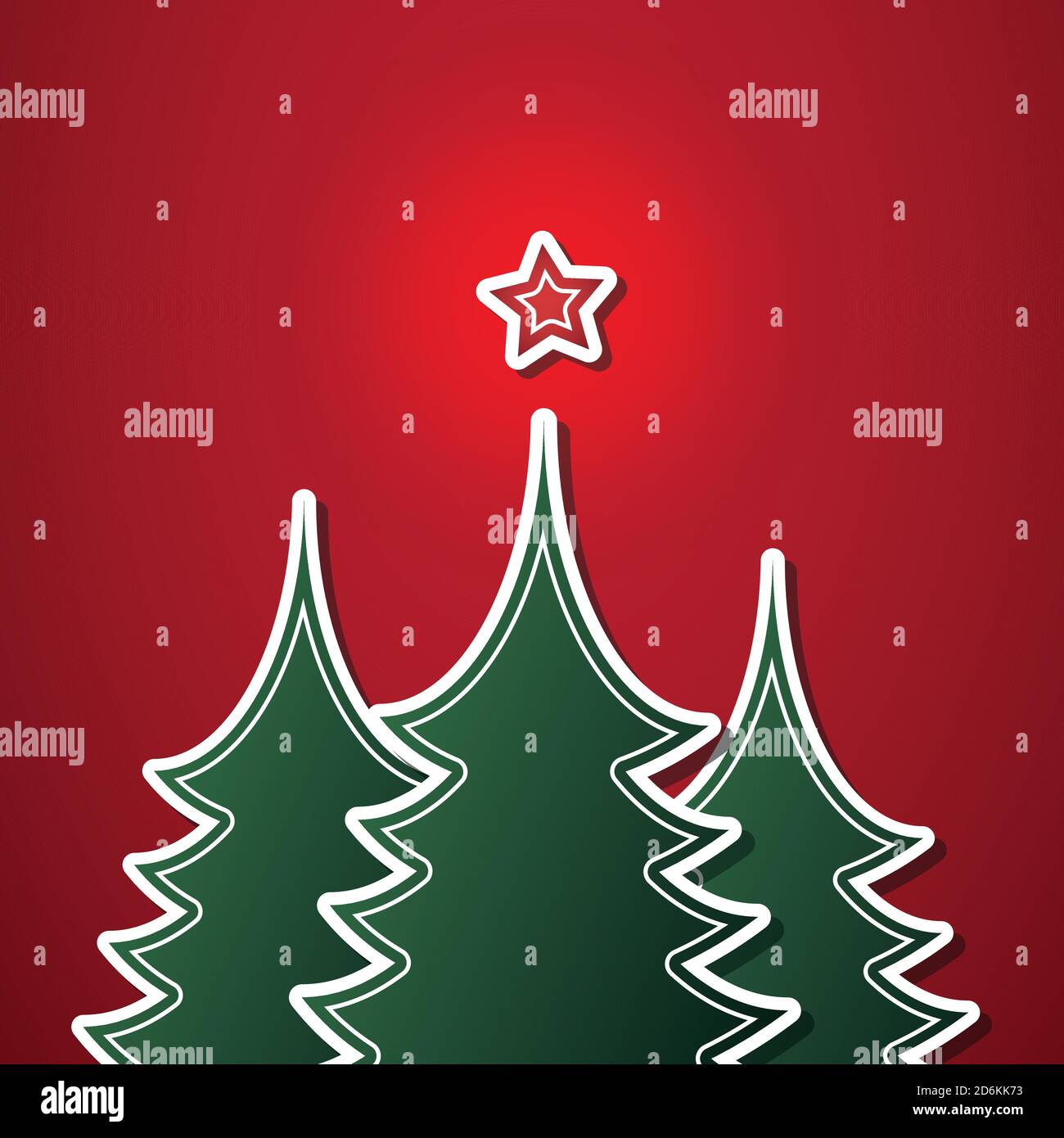 Christmas card template vector Stock Vector Image & Art - Alamy