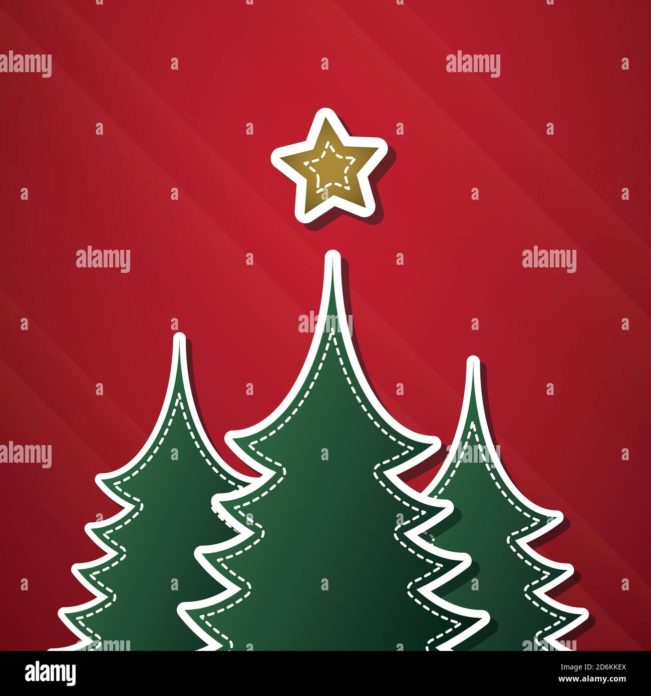 Christmas card template vector Stock Vector Image & Art - Alamy