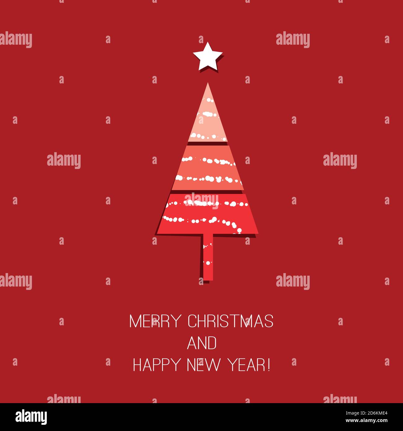 Red Christmas Card Template Stock Vector Image & Art - Alamy