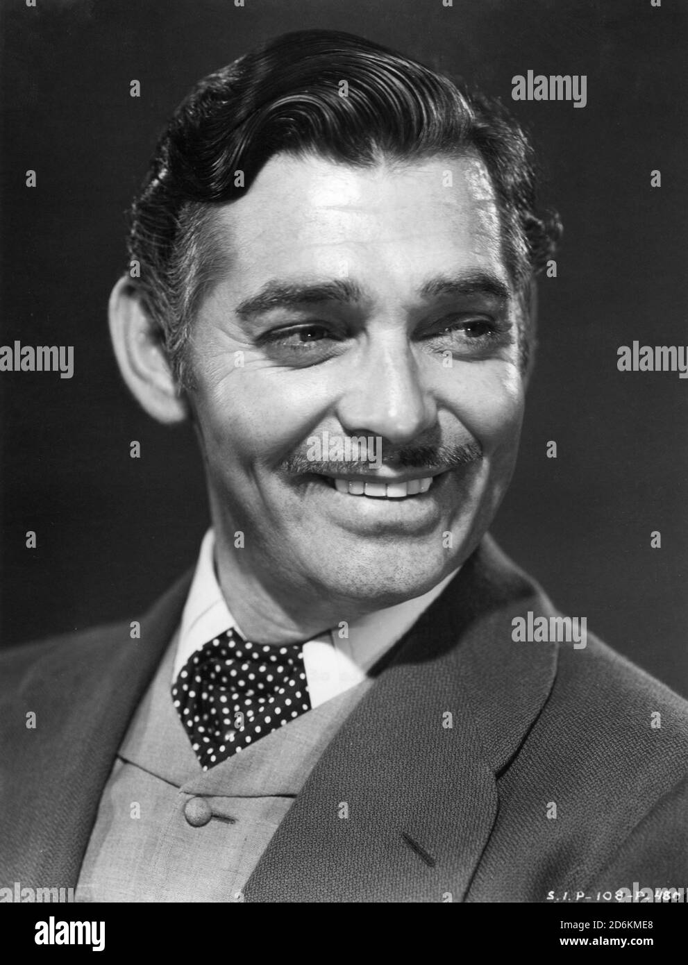 CLARK GABLE publicity portrait as Rhett Butler for GONE WITH THE WIND ...