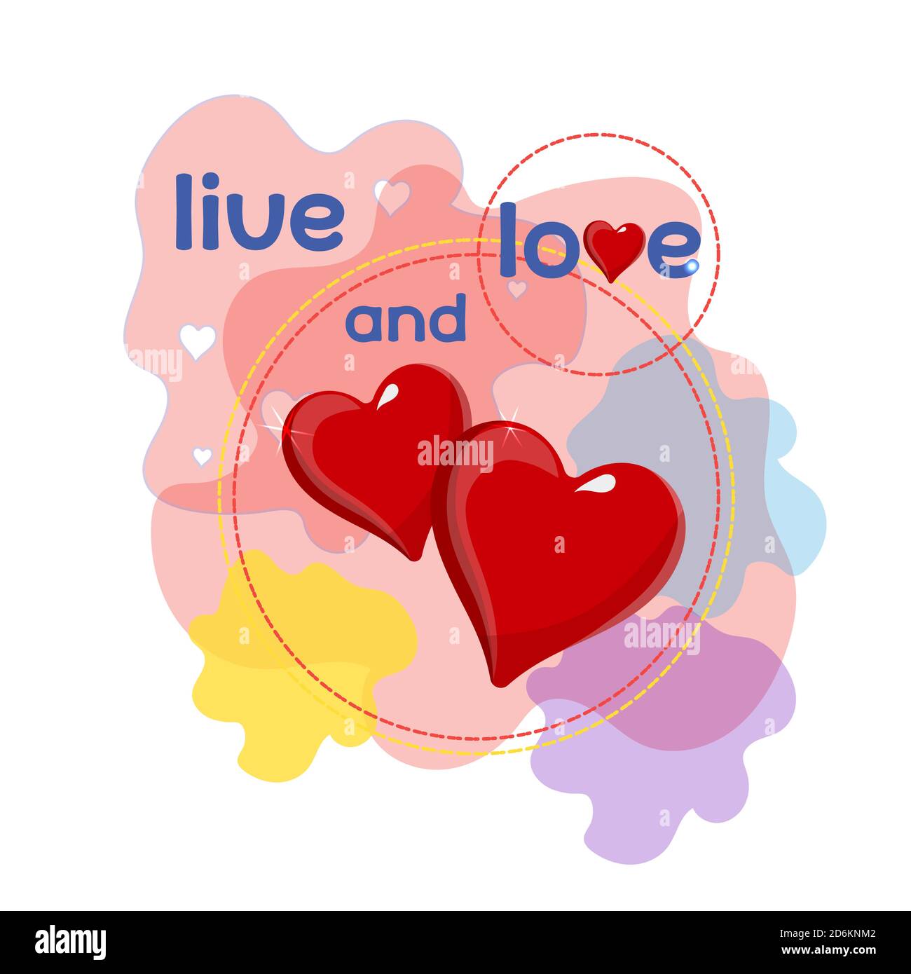 Joyful beautiful cute girl Stock Vector Images - Alamy