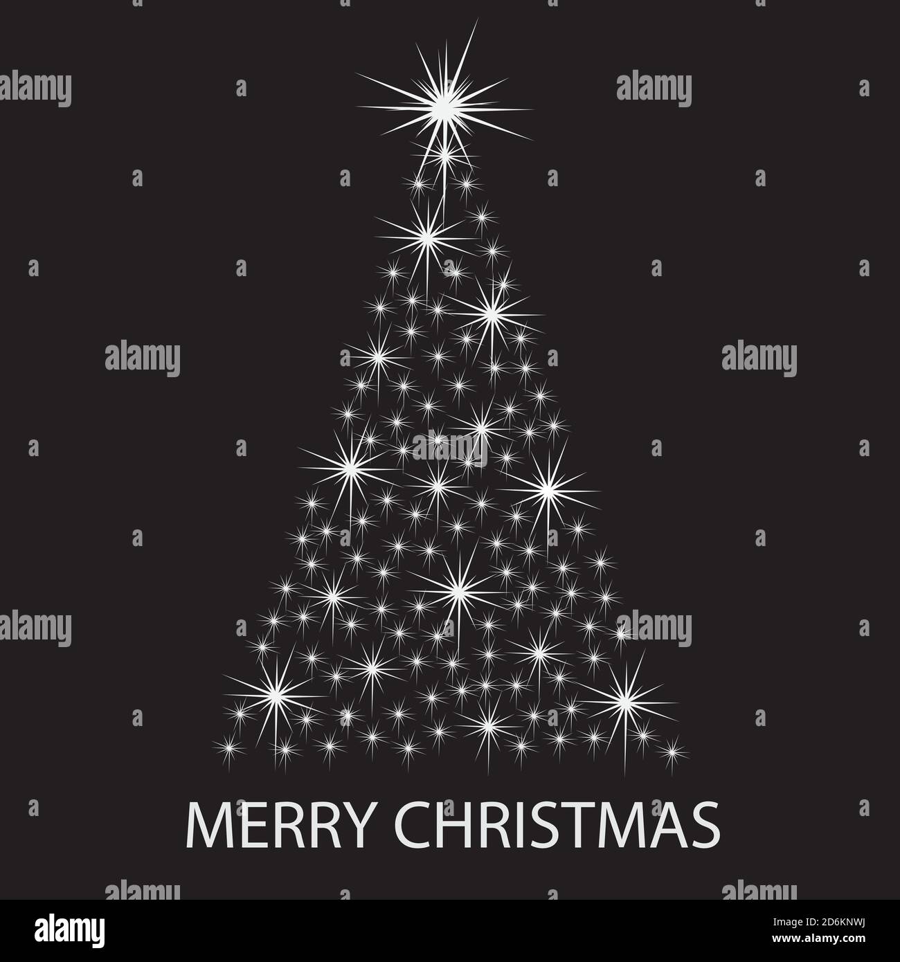 Christmas Tree Background: Stars Stock Vector Image & Art - Alamy