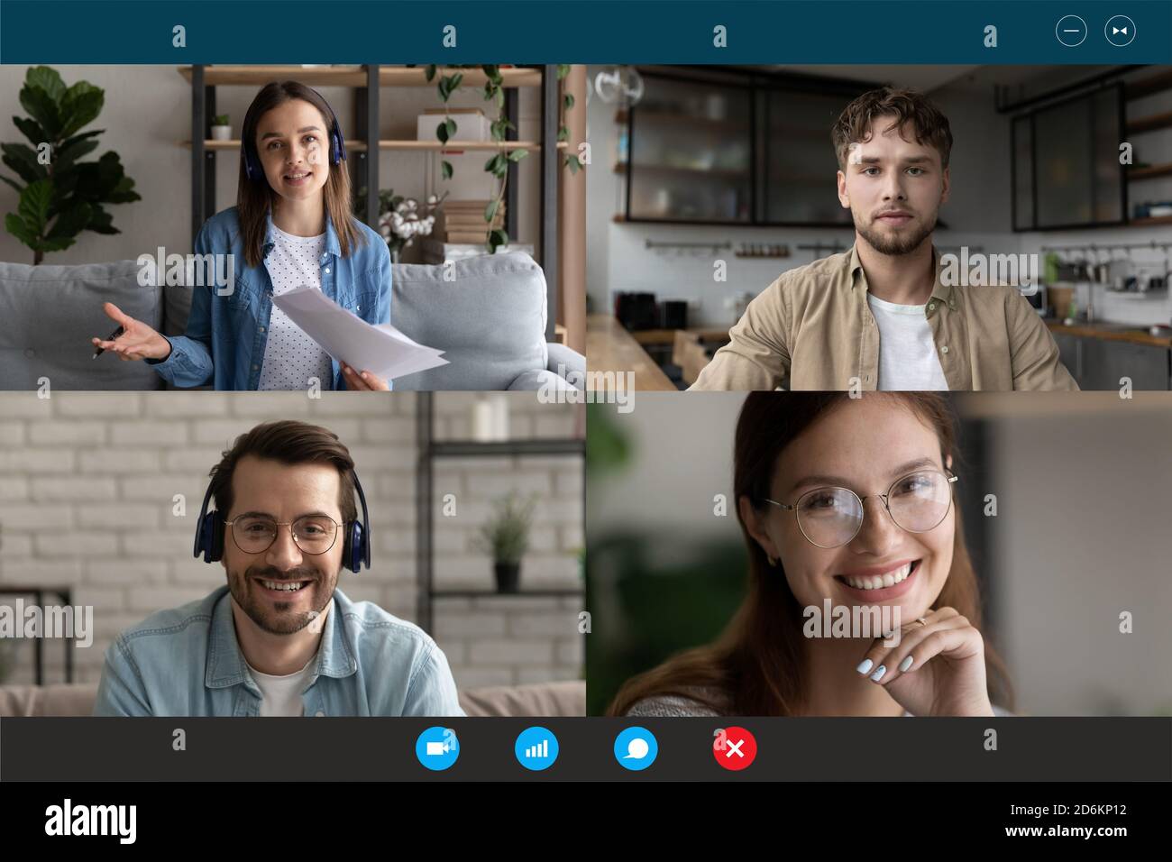 Group people device screen hi-res stock photography and images - Alamy