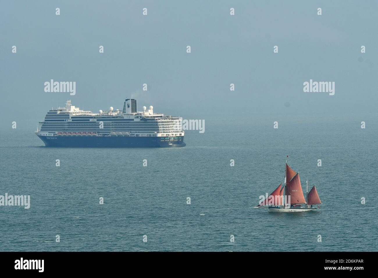 Brixham, UK. 18th Oct, 2020. 18th October 2020 Brixham Devon, Cruise ...