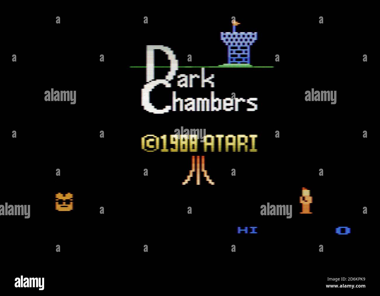 Dark Chambers - Atari 2600 VCS Videogame - Editorial use only Stock Photo - Alamy